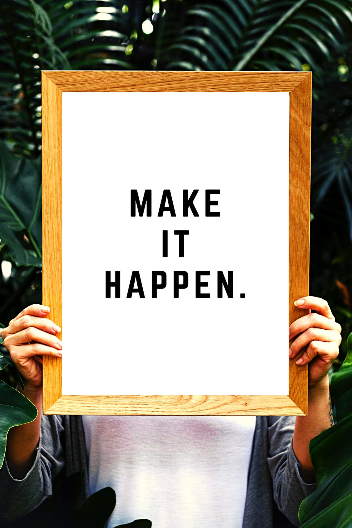 Make It Happen Printable Instant Digital Download Motivation ...
