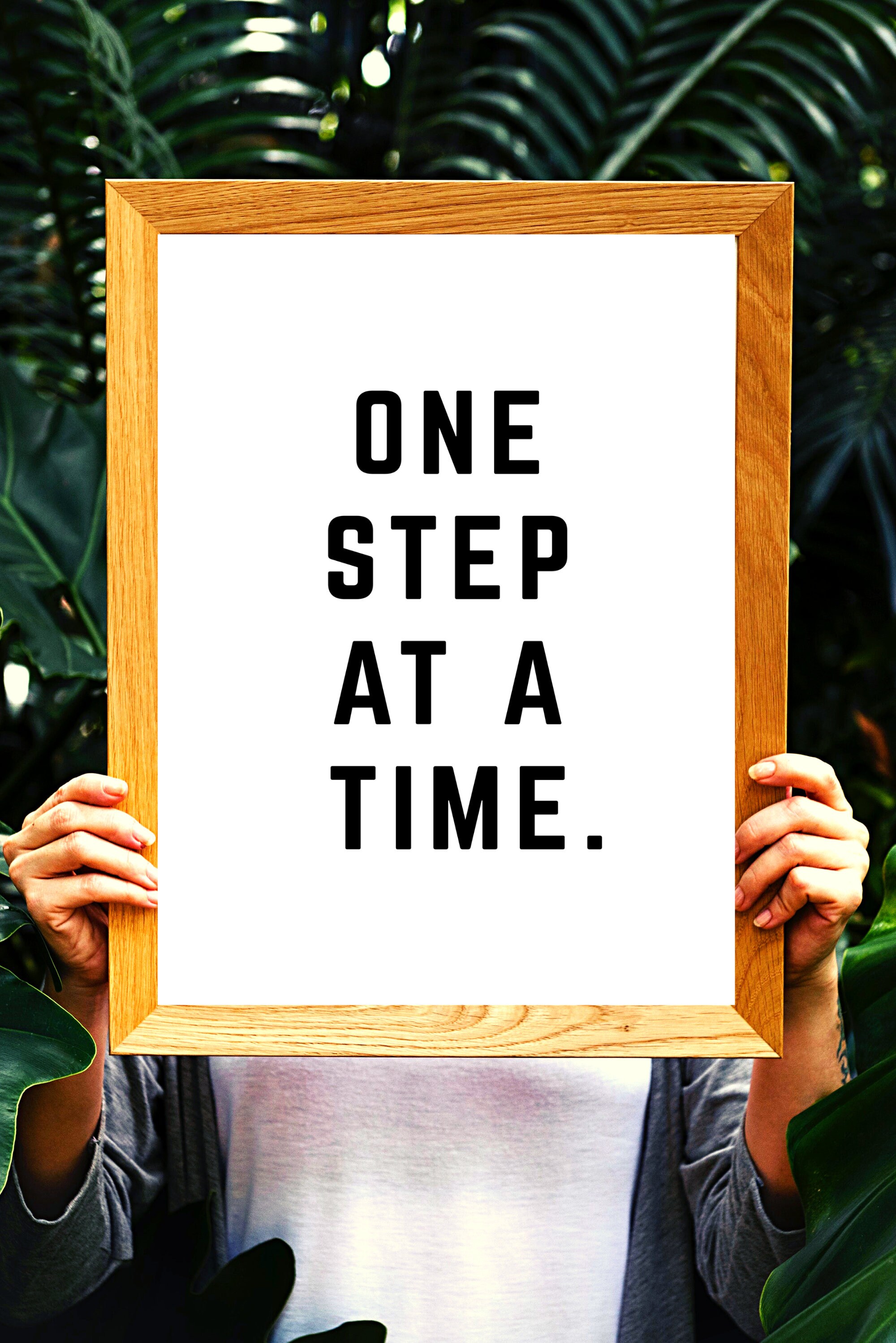 One Step at a Time • Printable • Instant Digital Download • Motivation ...