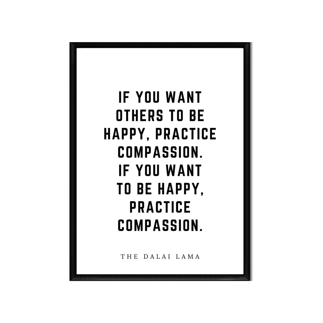Practice Compassion Printable Instant Digital Download - Etsy