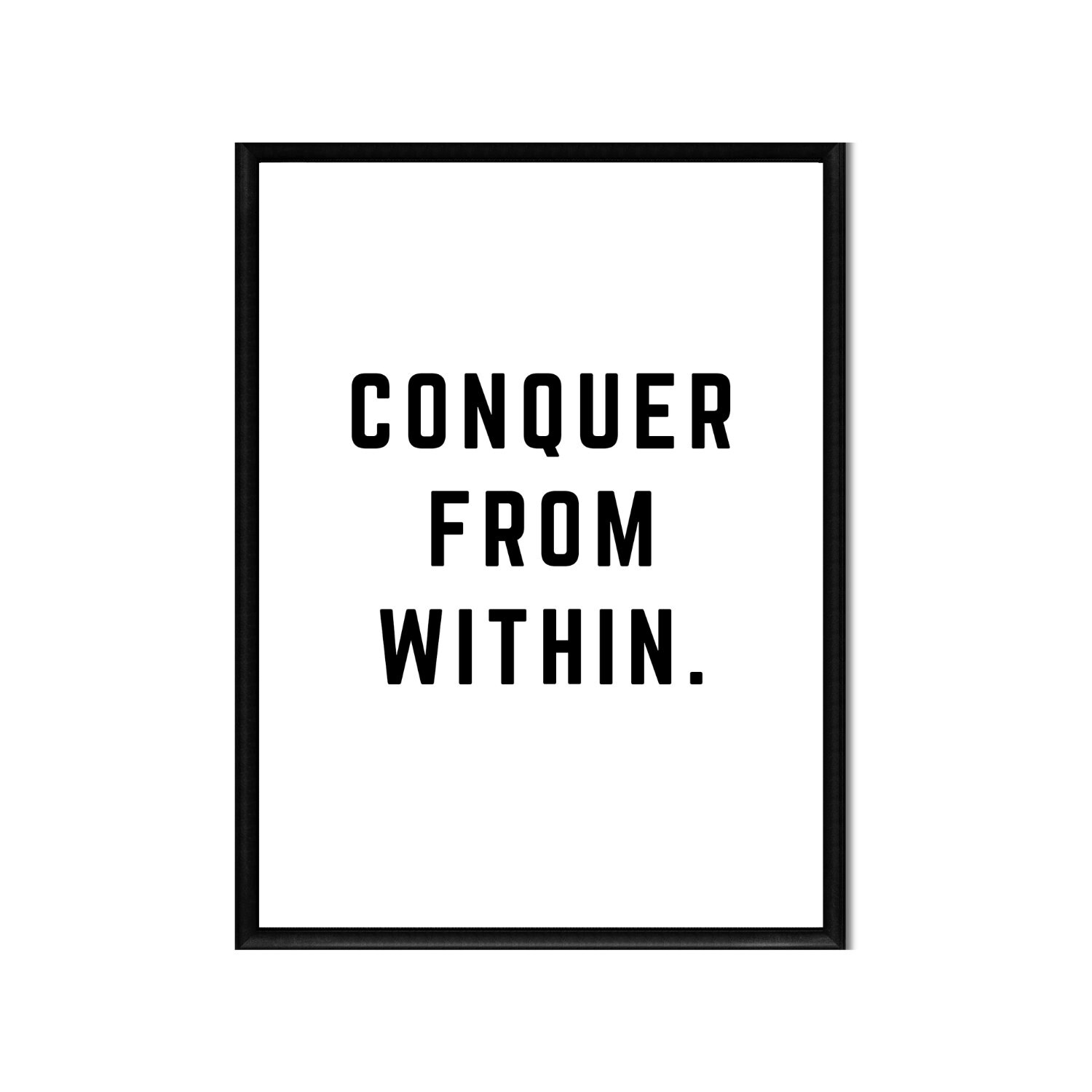 Conquer From Within Printable Instant Digital Download - Etsy