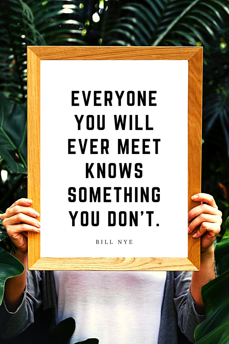 Everyone You Will Ever Meet Printable Instant Digital Download ...