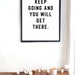 Keep Going Printable Instant Digital Download Motivation - Etsy