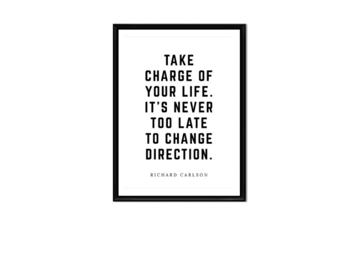 Take Charge of Your Life Printable Digital Download - Etsy