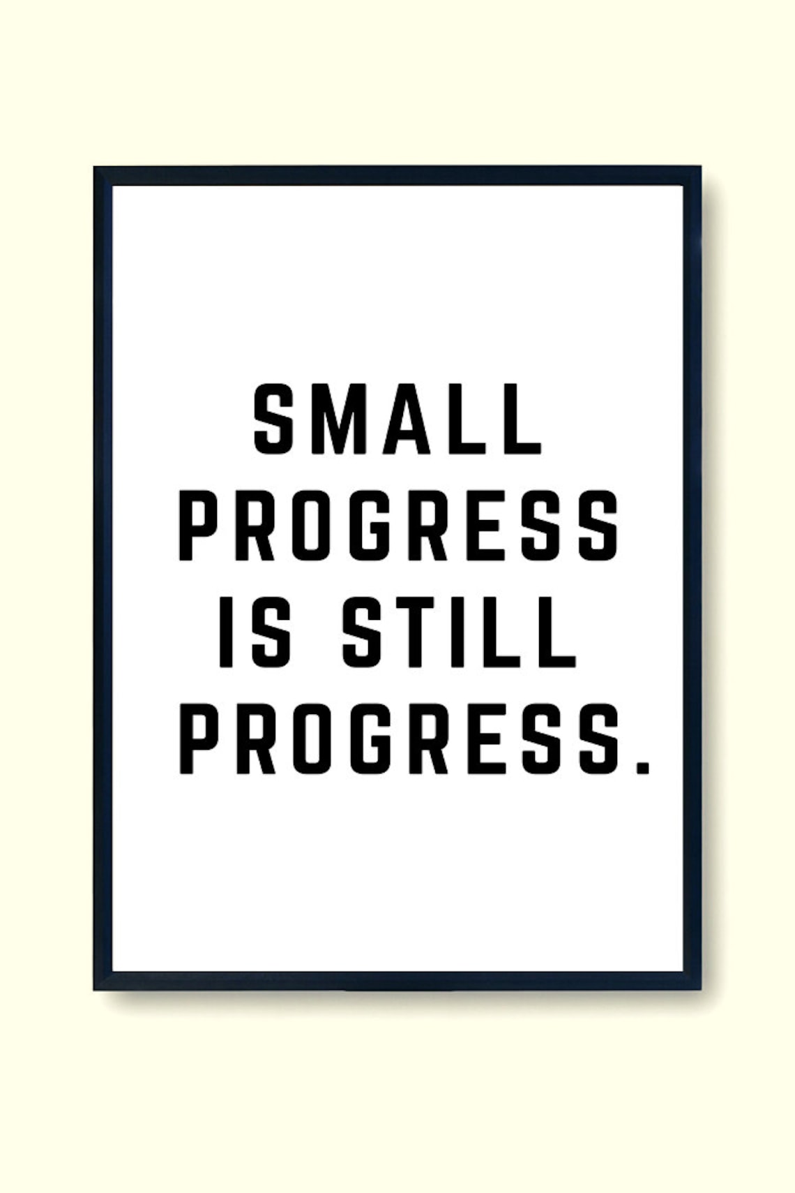 Small Progress is Still Progress Printable Instant Digital Download ...