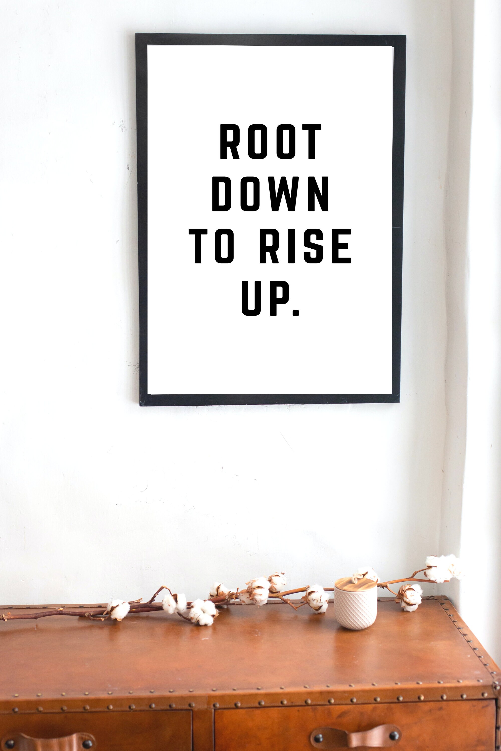 Root Down to Rise up Printable Instant Digital Download Motivation ...