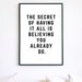 The Secret to Having It All Printable Instant Digital Download ...