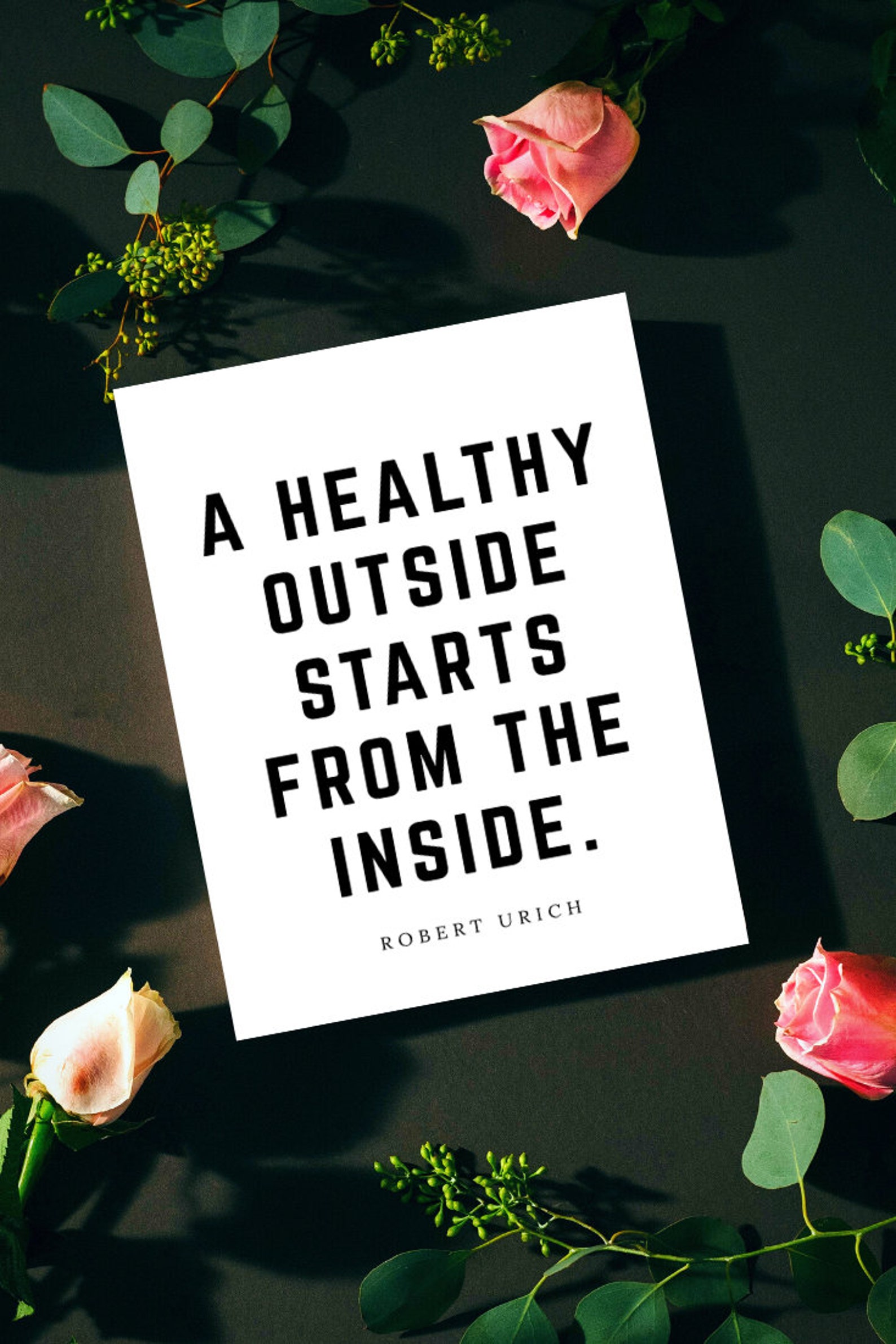 Starts From the Inside Printable Instant Digital Download Motivation ...