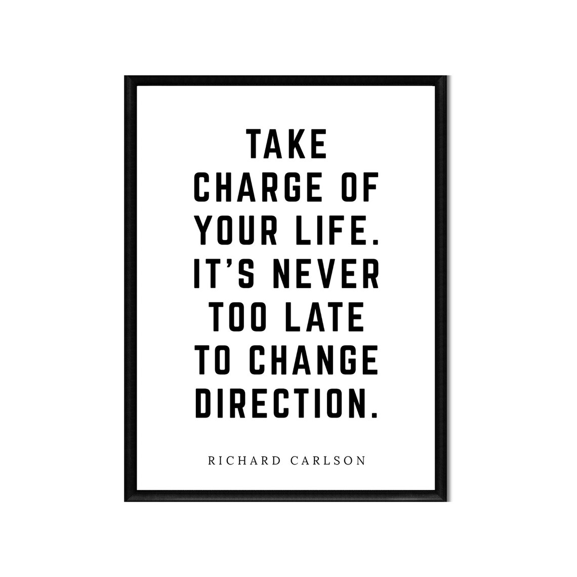 Take Charge of Your Life Printable Instant Digital Download Motivation ...