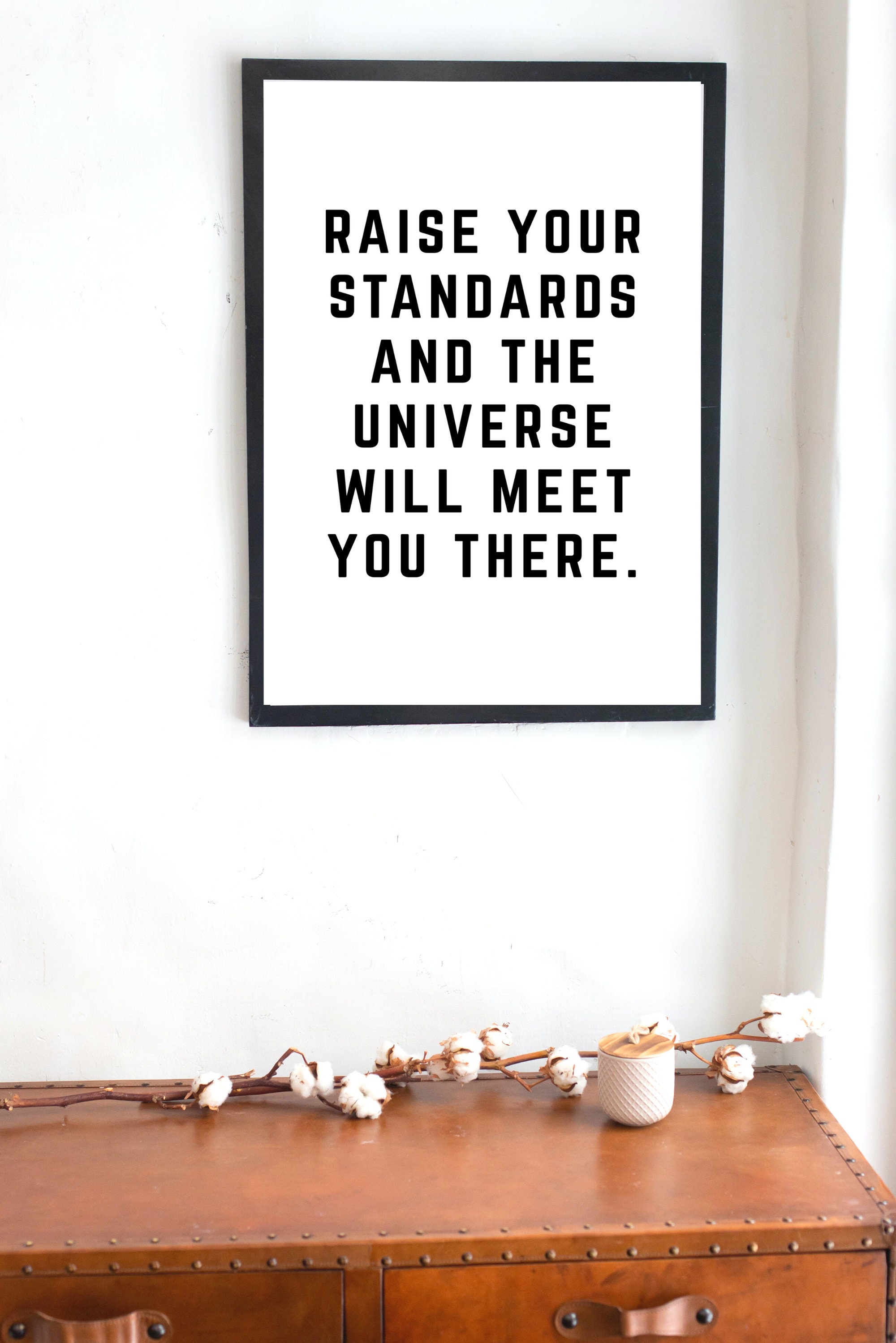 Raise Your Standards Printable Instant Digital Download Motivation ...