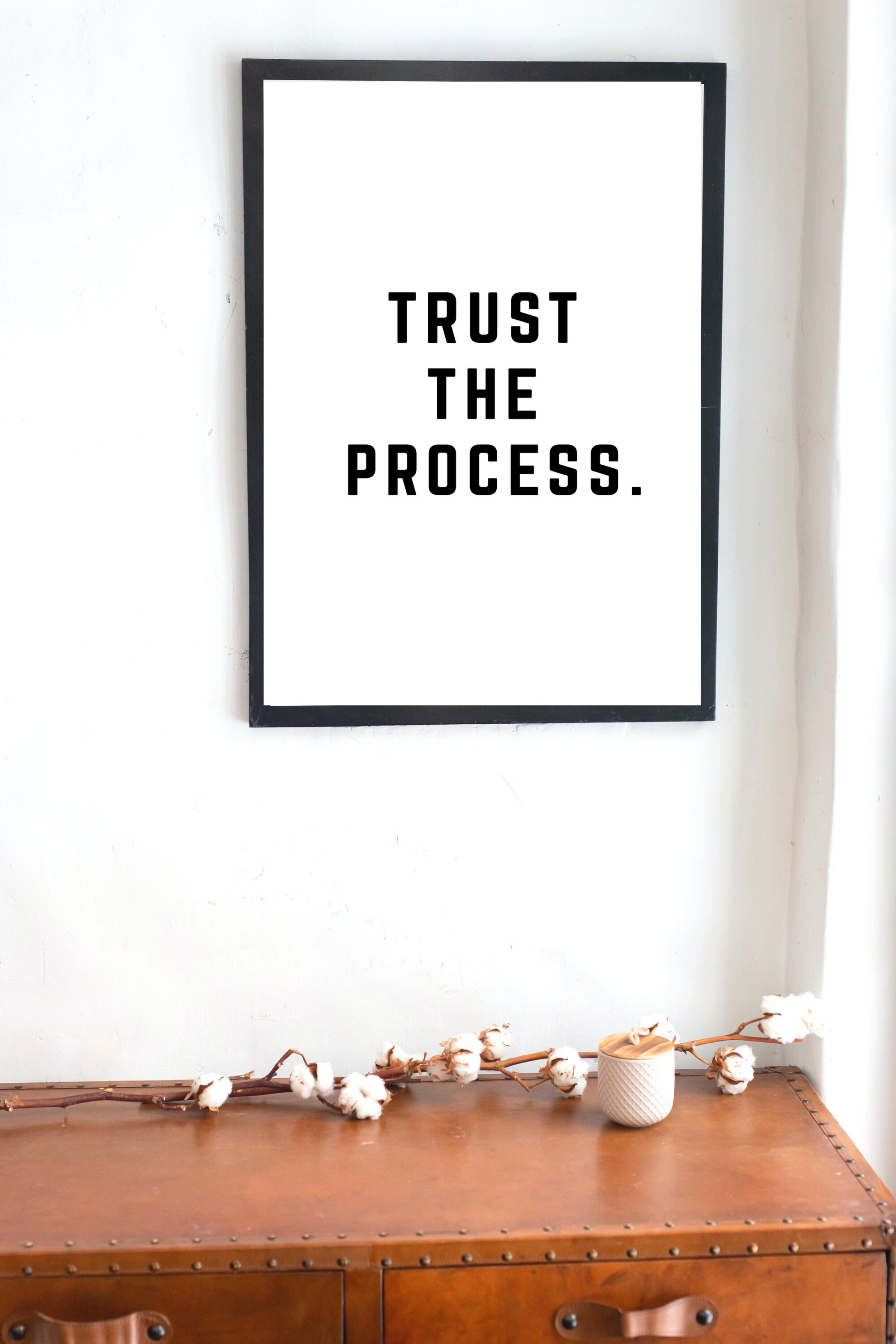 Trust the Process Printable Instant Digital Download Motivation ...