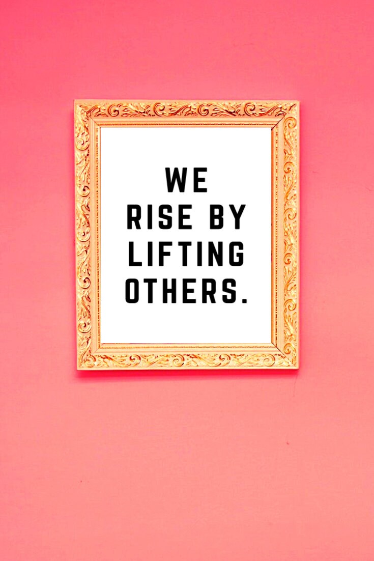 We Rise by Lifting Others Printable Instant Digital Download Motivation ...