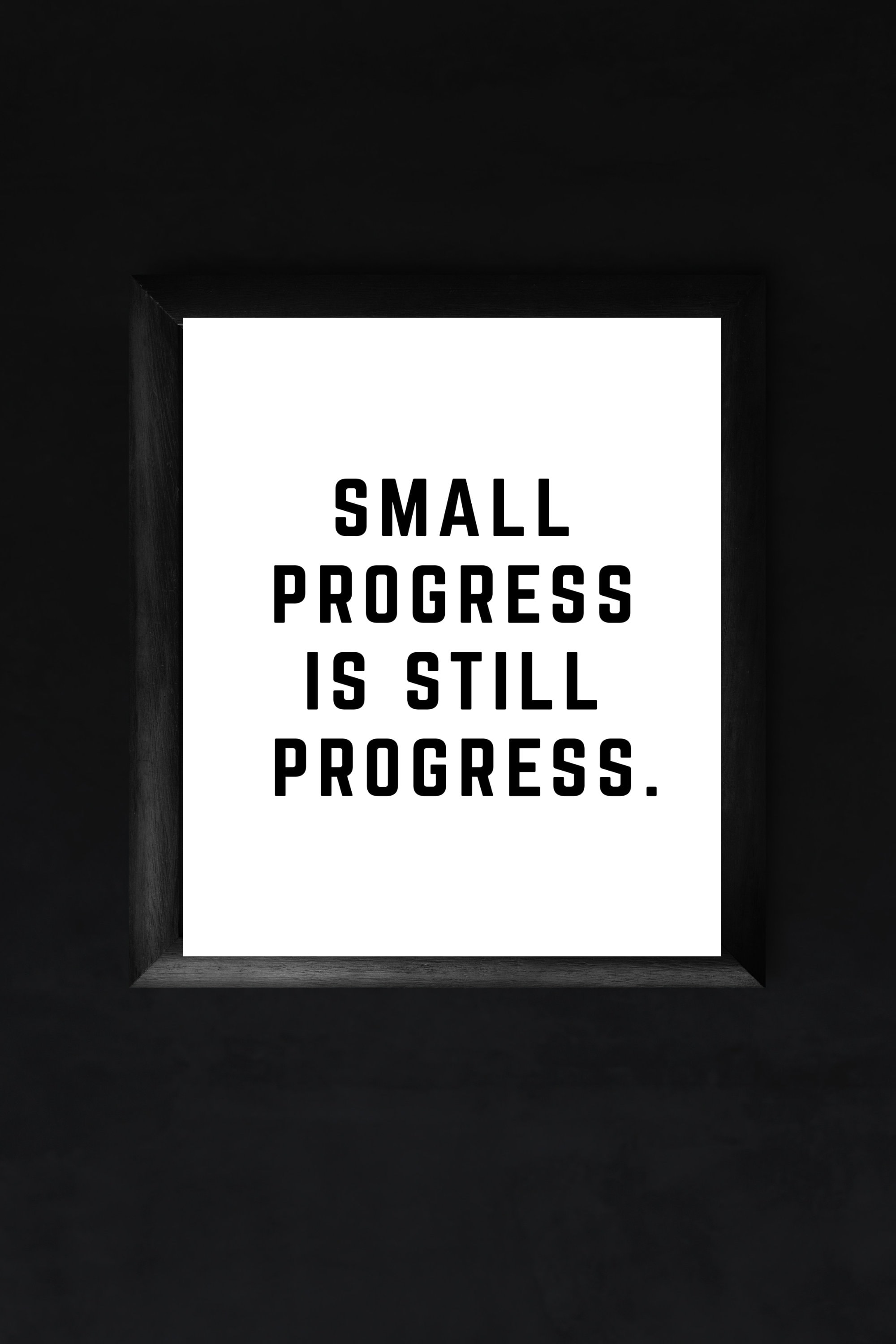 Small Progress is Still Progress Printable Instant Digital Download ...
