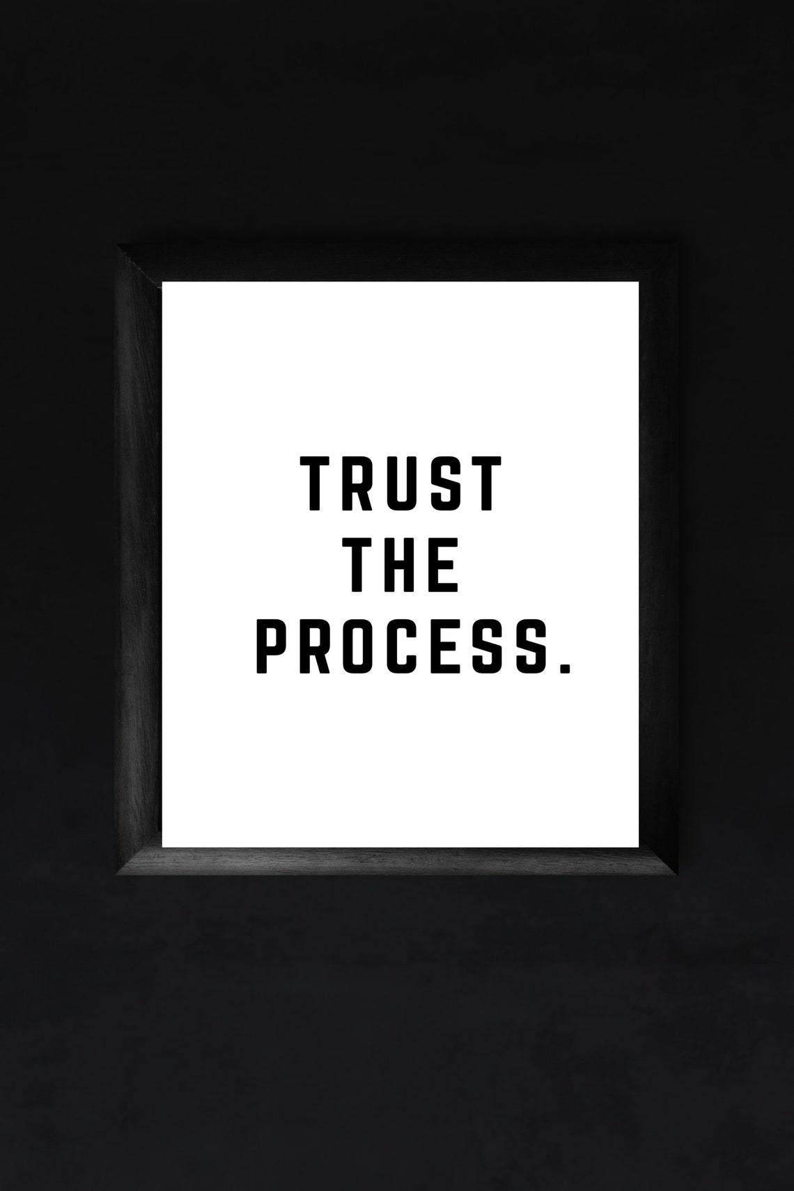 Trust the Process Printable Instant Digital Download Motivation ...