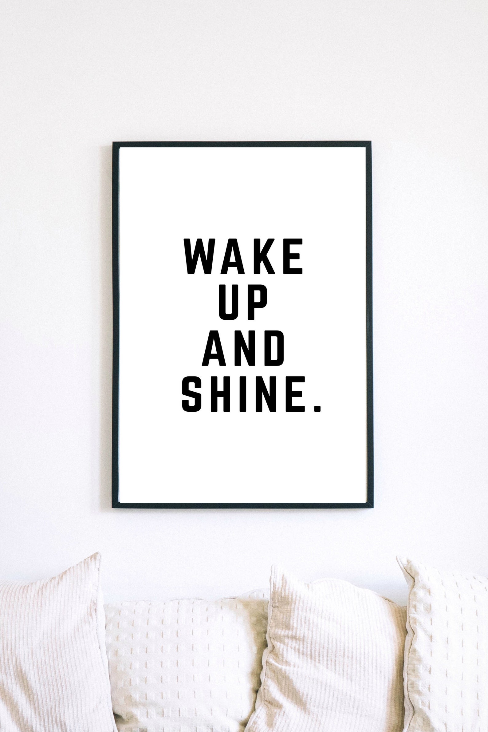 Wake up and Shine Printable Instant Digital Download Motivation ...
