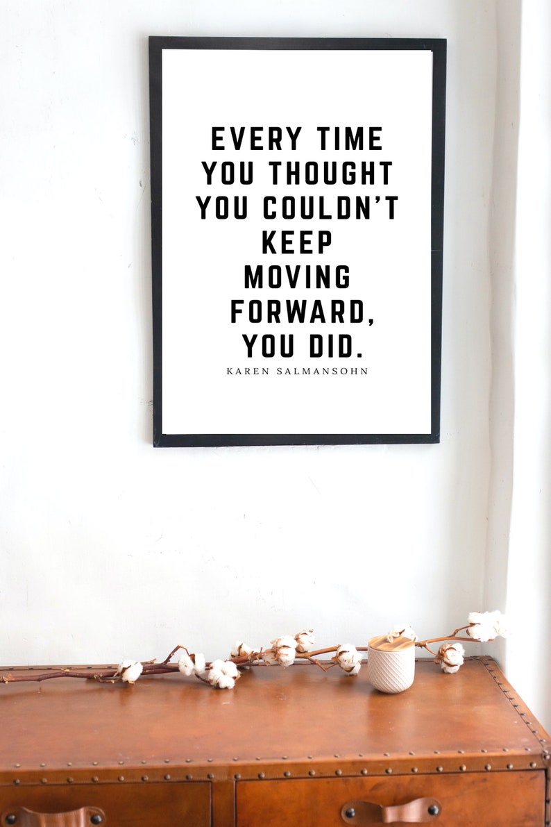 Keep Moving Forward • Printable • Instant Digital Download • Motivation ...