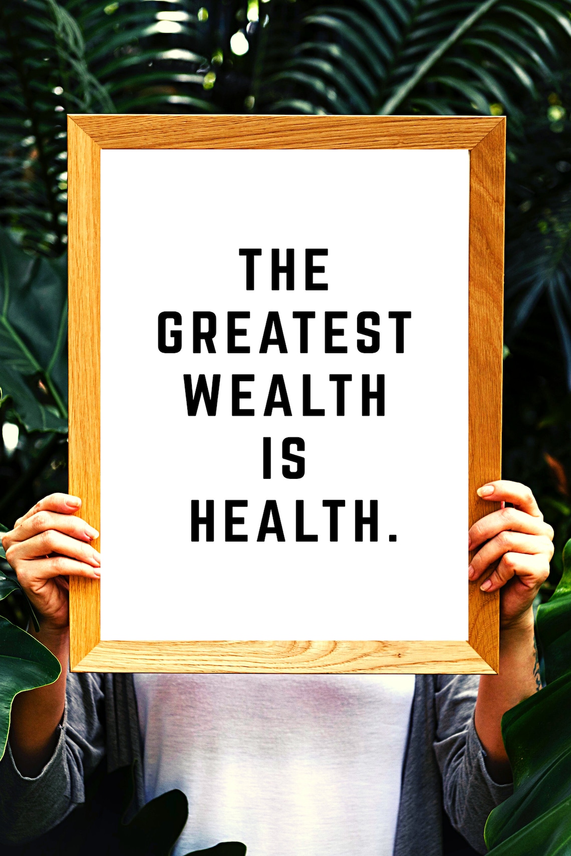 The Greatest Wealth is Health Printable Instant Digital Download ...
