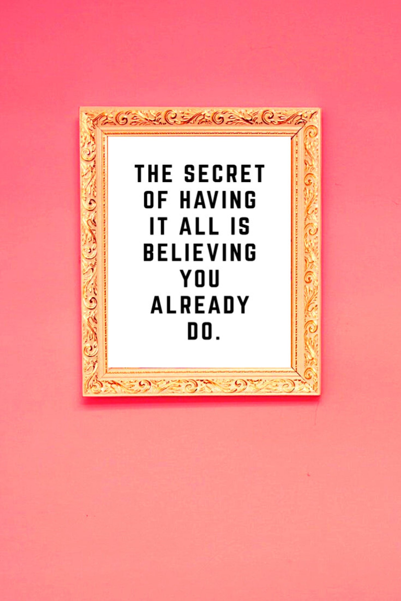 The Secret to Having It All Printable Instant Digital Download ...