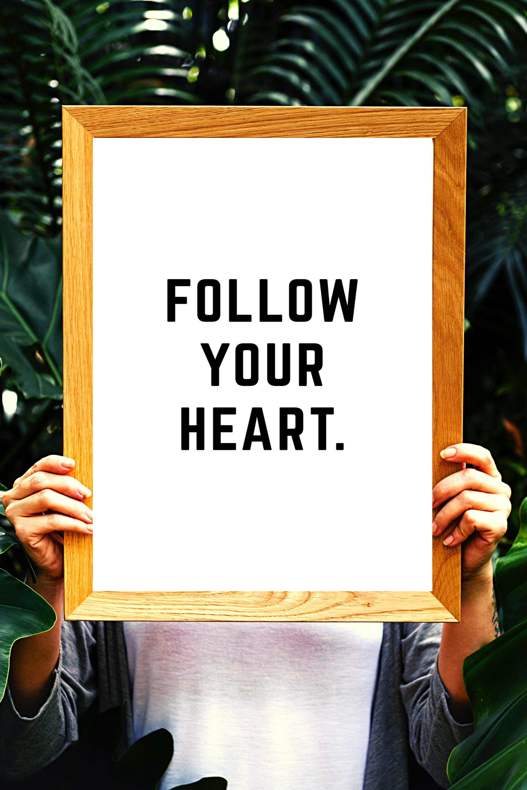 Follow Your Heart Printable Instant Digital Download Motivation ...
