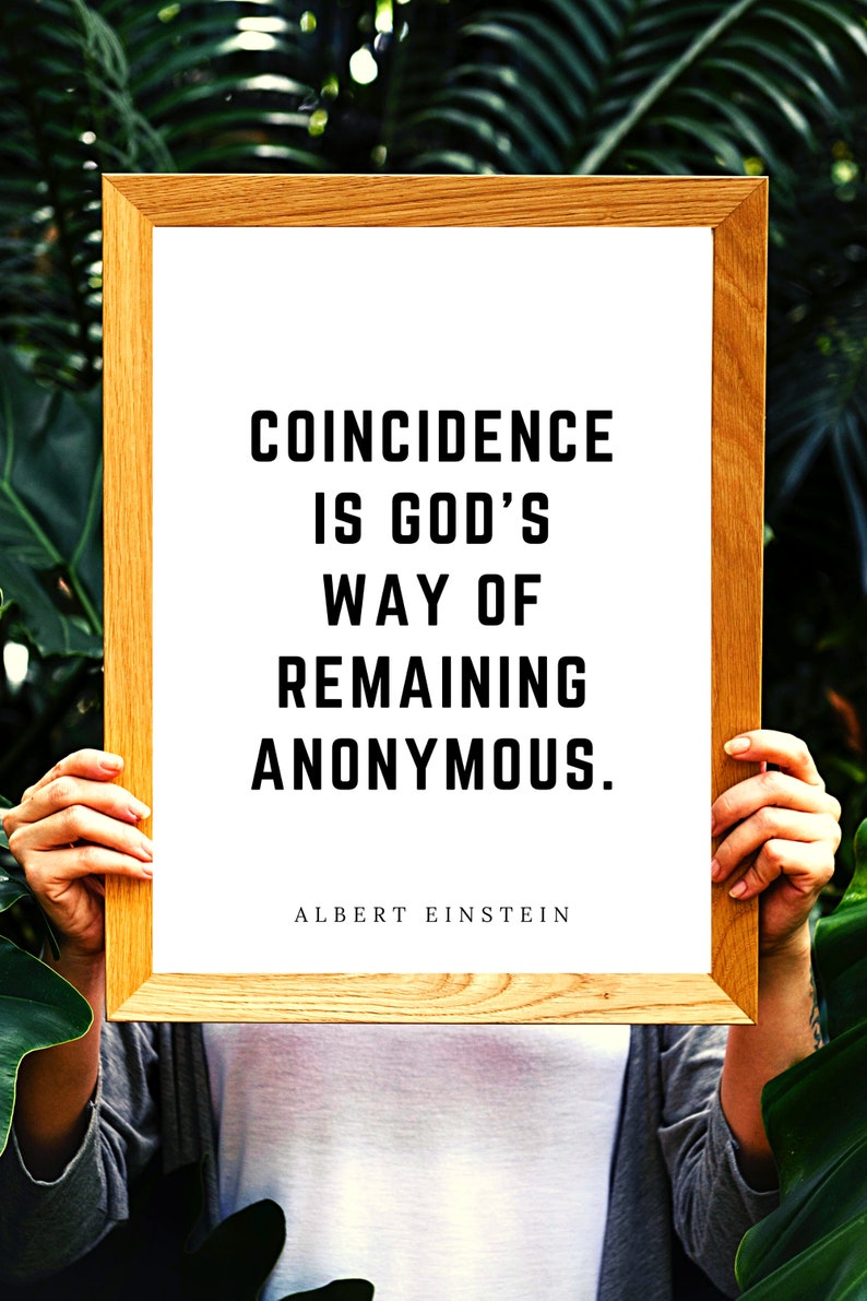 Coincidence Printable Instant Digital Download - Etsy