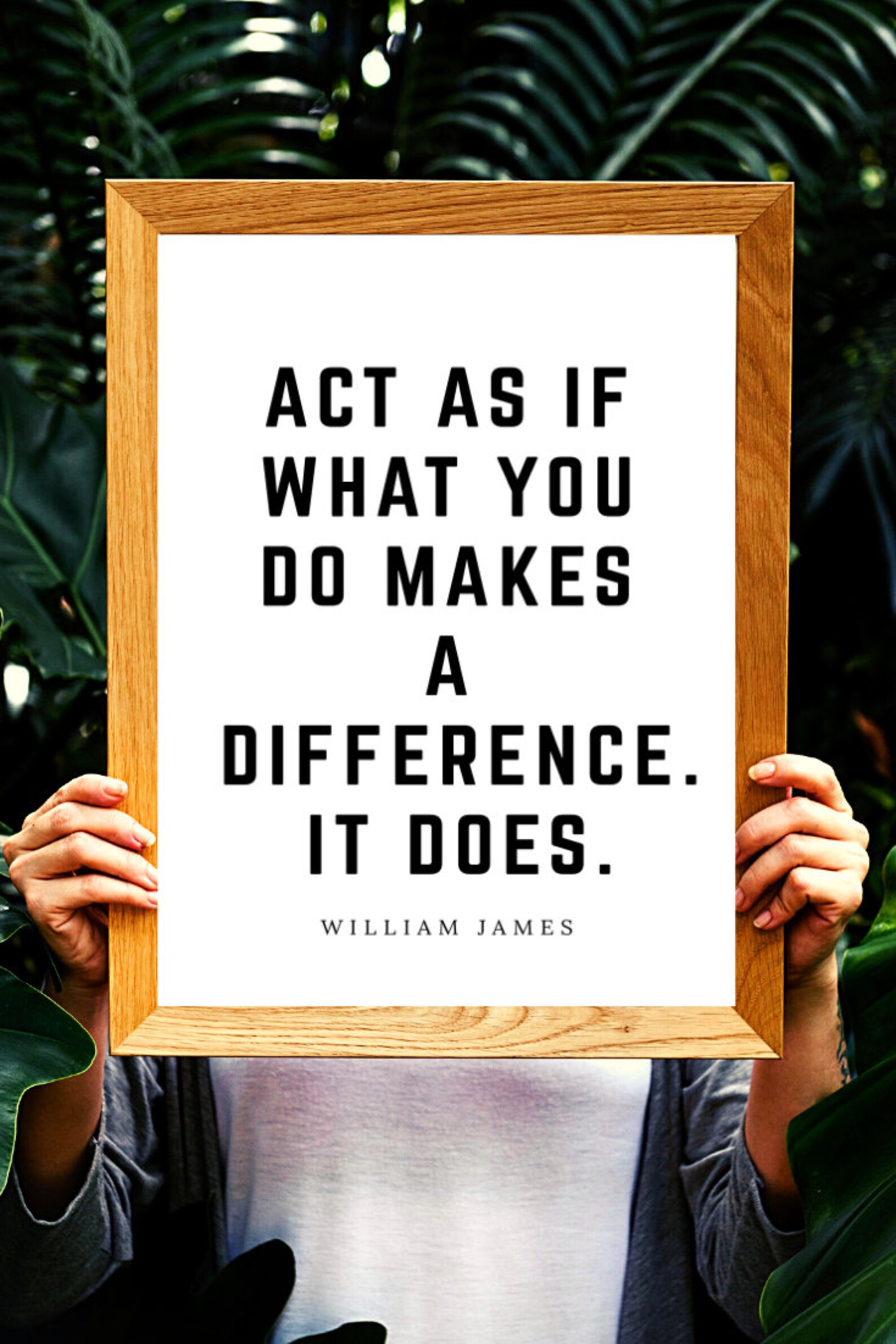 What You Do Makes a Difference Printable Instant Digital Download ...