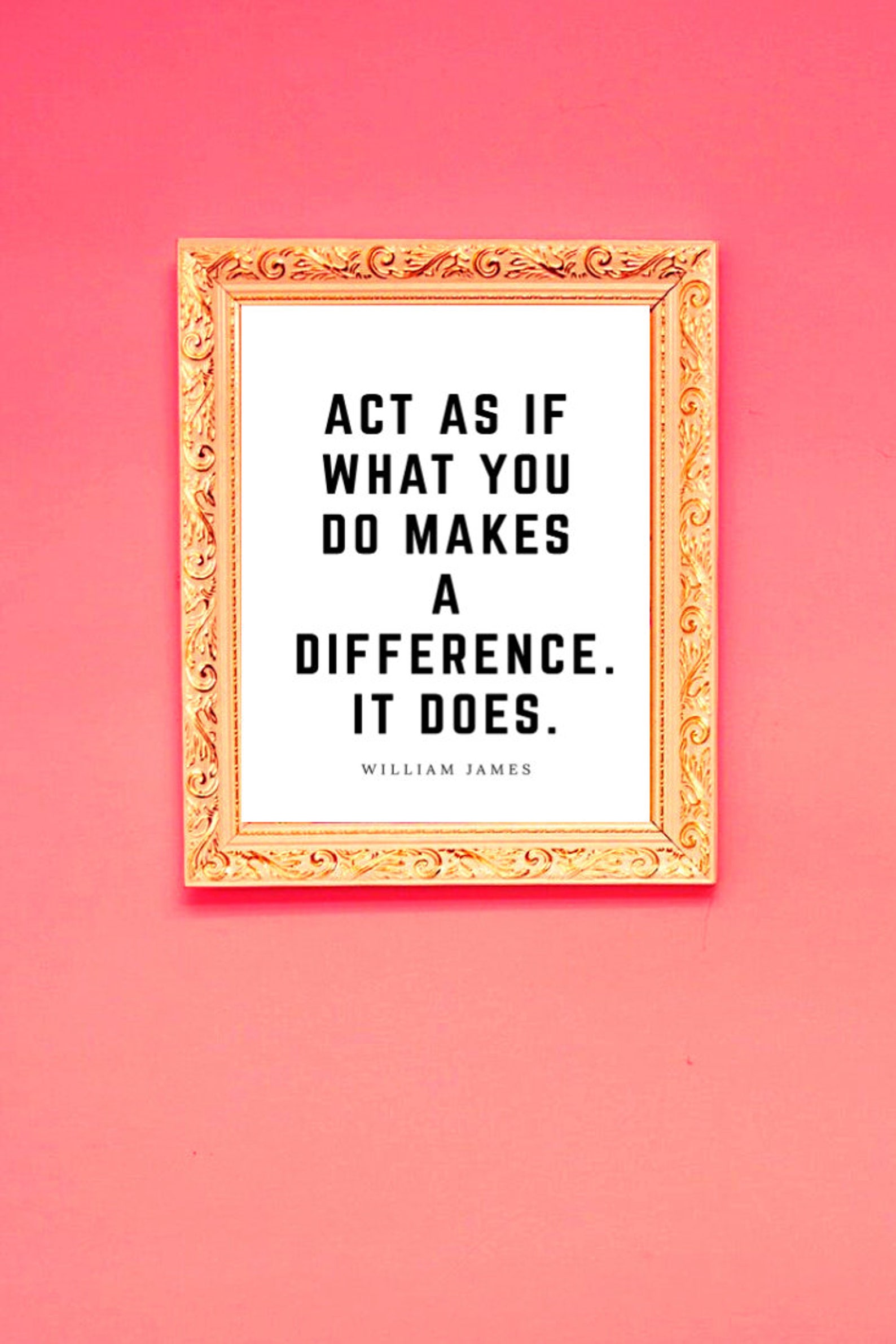 What You Do Makes a Difference Printable Instant Digital Download ...