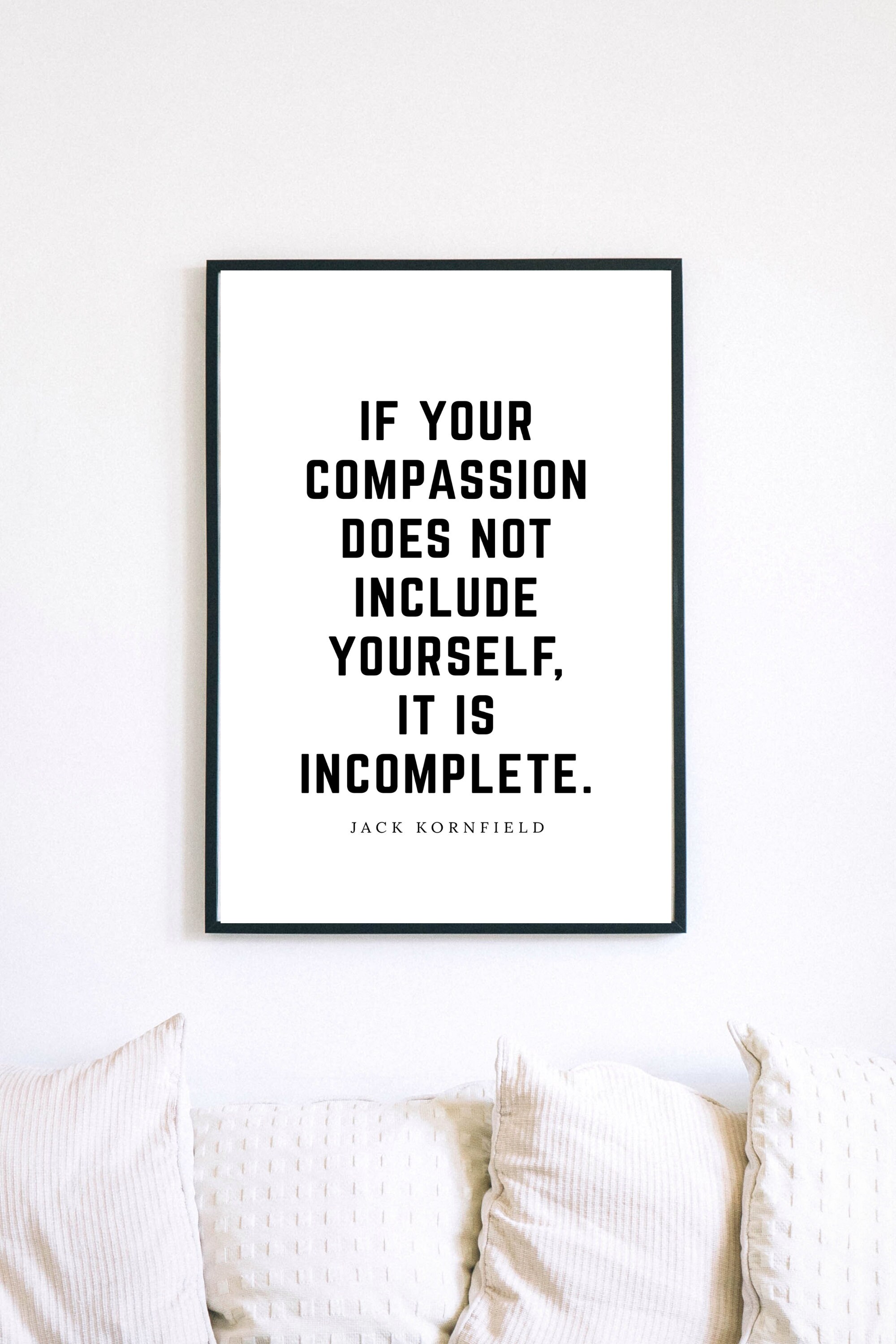 Compassion Includes Yourself Printable Instant Digital Download ...