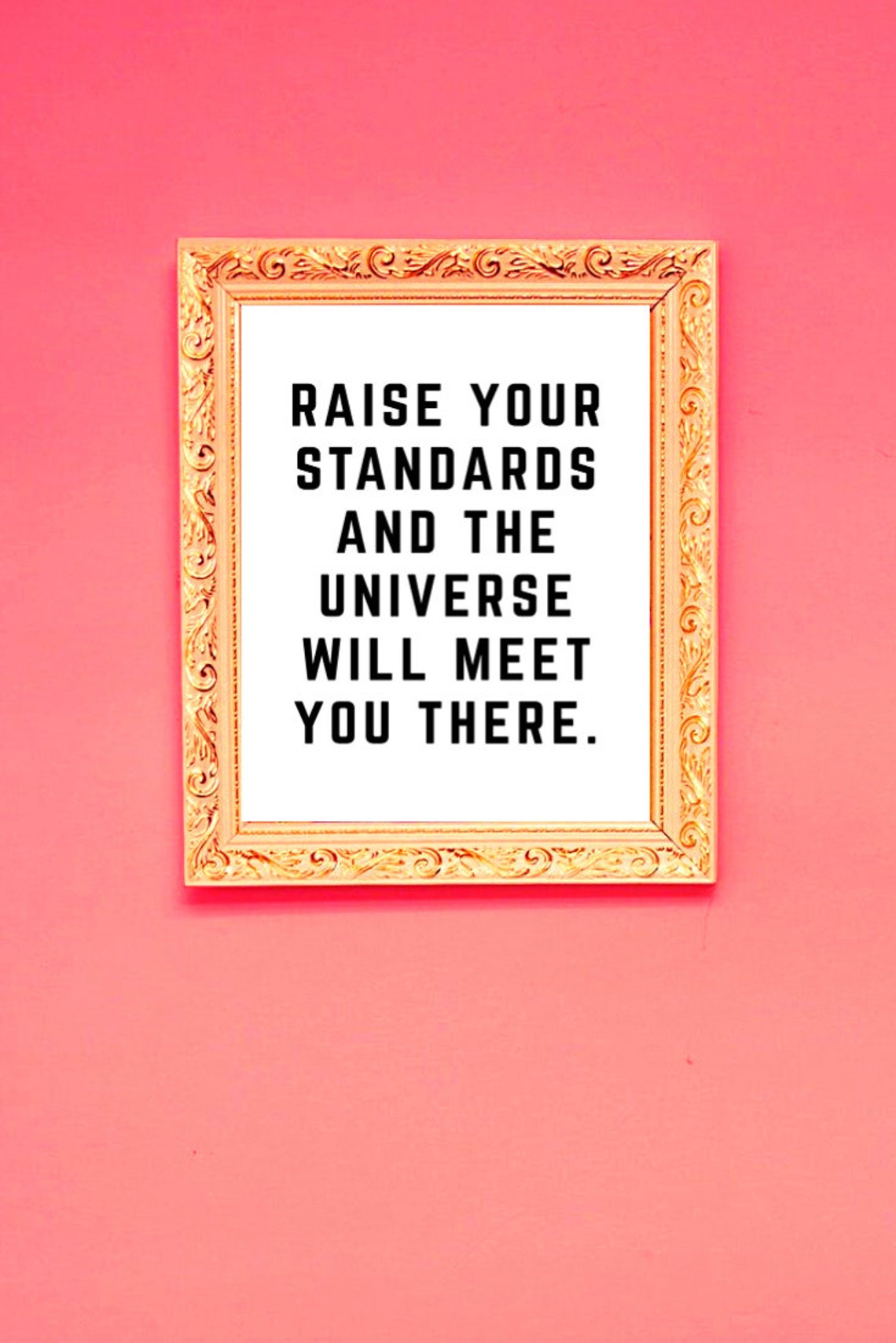 Raise Your Standards Printable Instant Digital Download Motivation Inspirational Quote Print ...