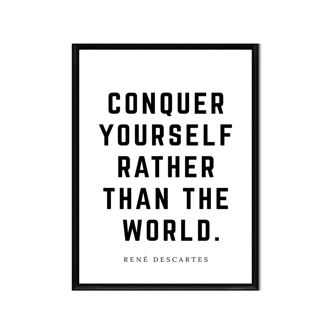 Conquer Yourself 11x14 Printable Digital Download Motivation ...