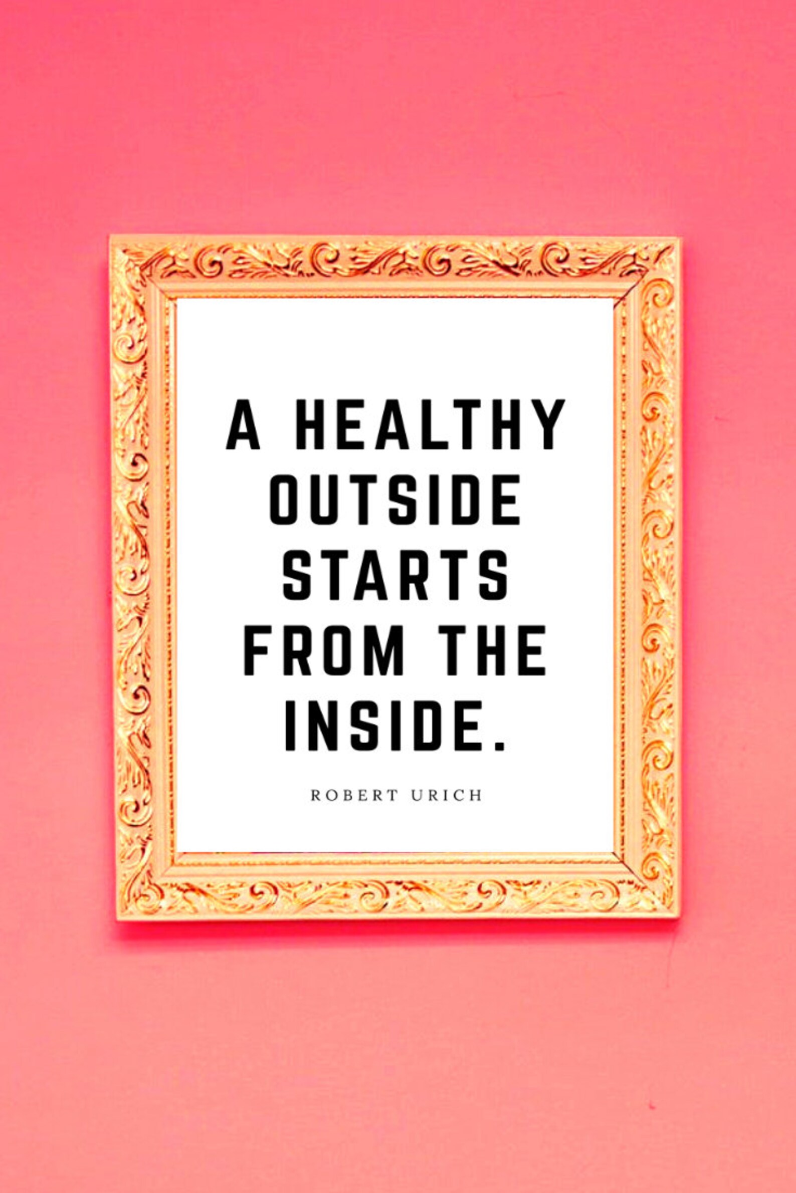 Starts From the Inside Printable Instant Digital Download Motivation ...