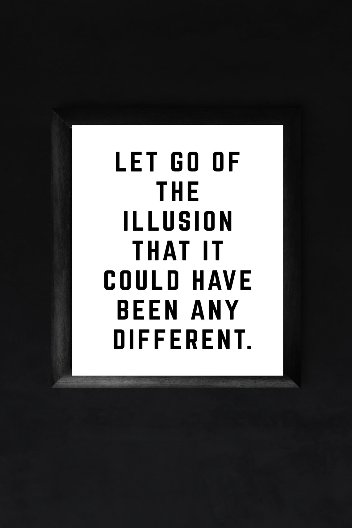 Let Go of the Illusion Printable Instant Digital Download Motivation ...