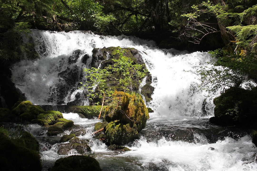 Digital Waterfall Photo, River Digital Print, Home Decor Photo ...