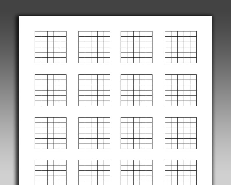 Blank Printable Guitar Chord Sheet, 6 String Guitar Chord Diagram Boxes ...