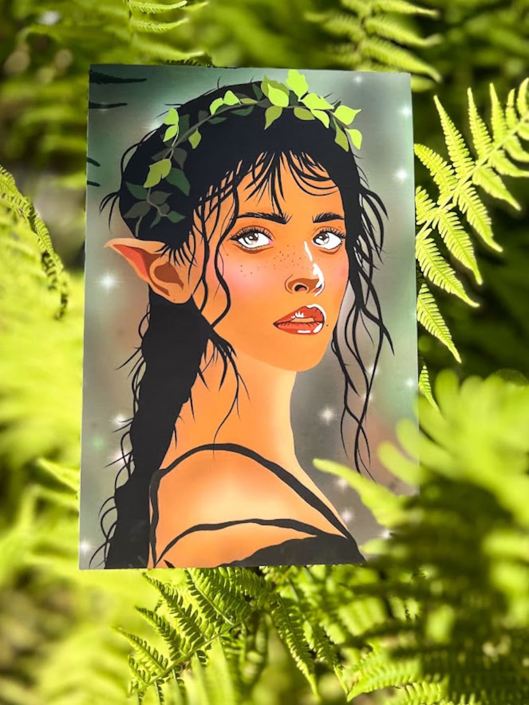 Elven Goddess Art Print - Etsy
