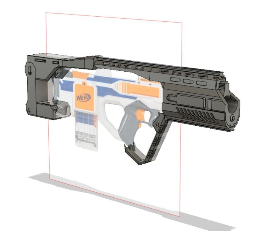 Nerf Rayven / Rayvenfire silverback Body Kit - Etsy