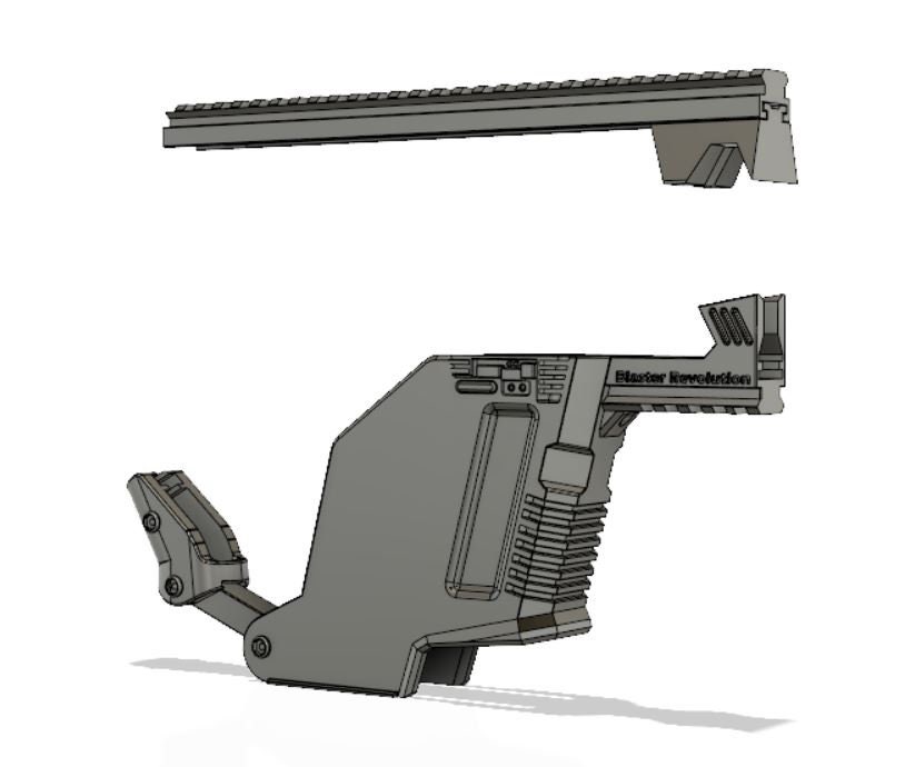 Nerf Stryfe Vector Body Kit DIGITAL FILE - Etsy UK