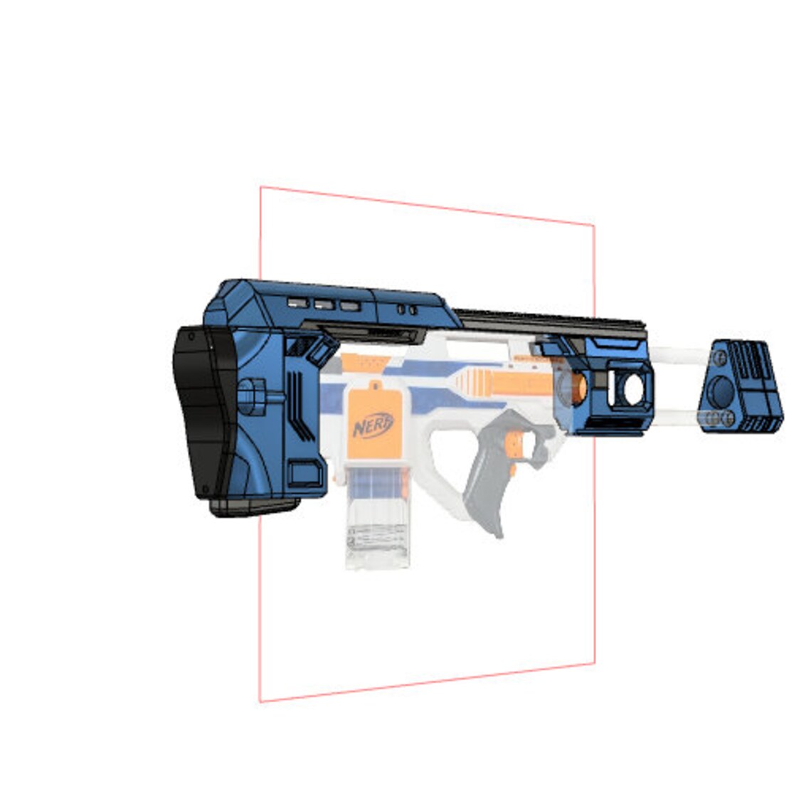 Nerf Rayven / Rayvenfire jackhammer Body Kit 14 - Etsy