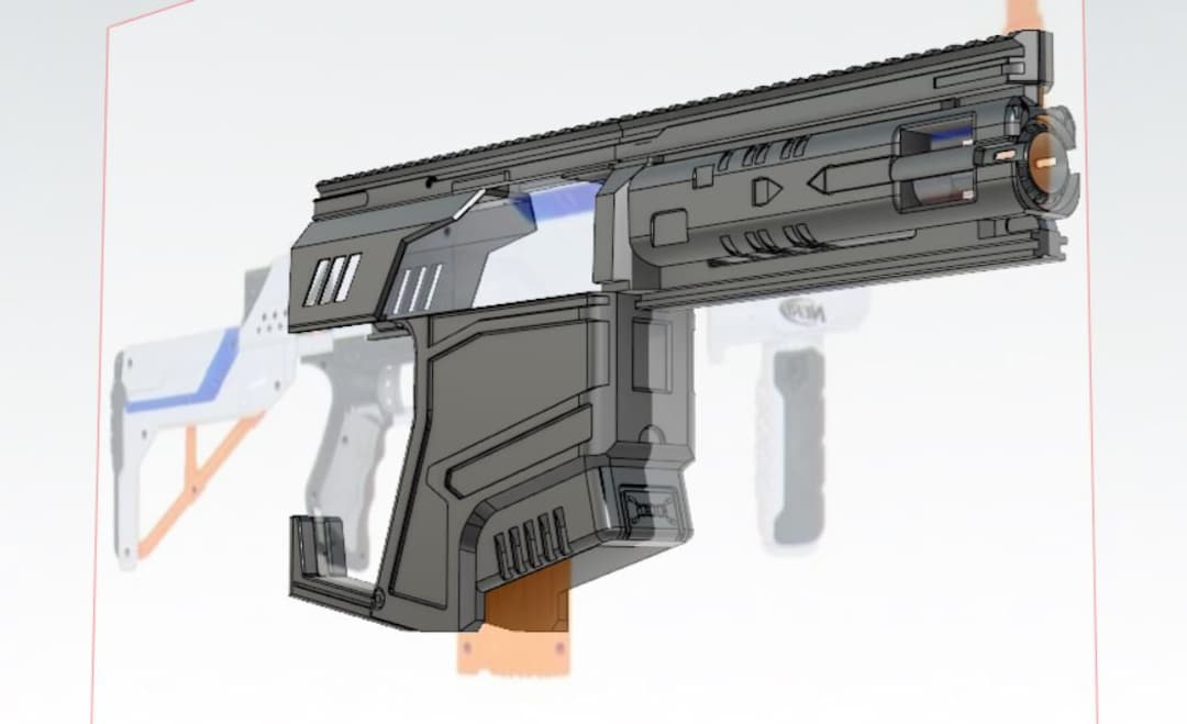 Nerf Retaliator / Recon "andromeda" Body Kit - DIGITAL FILES - Etsy
