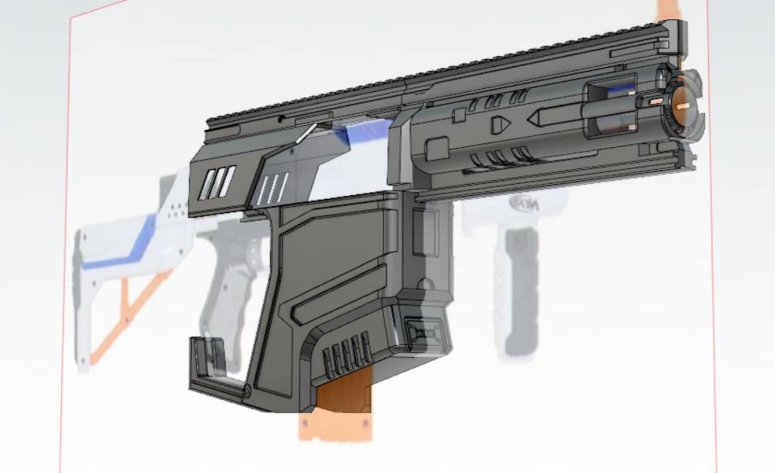 Nerf Retaliator / Recon "andromeda" Body Kit - DIGITAL FILES - Etsy