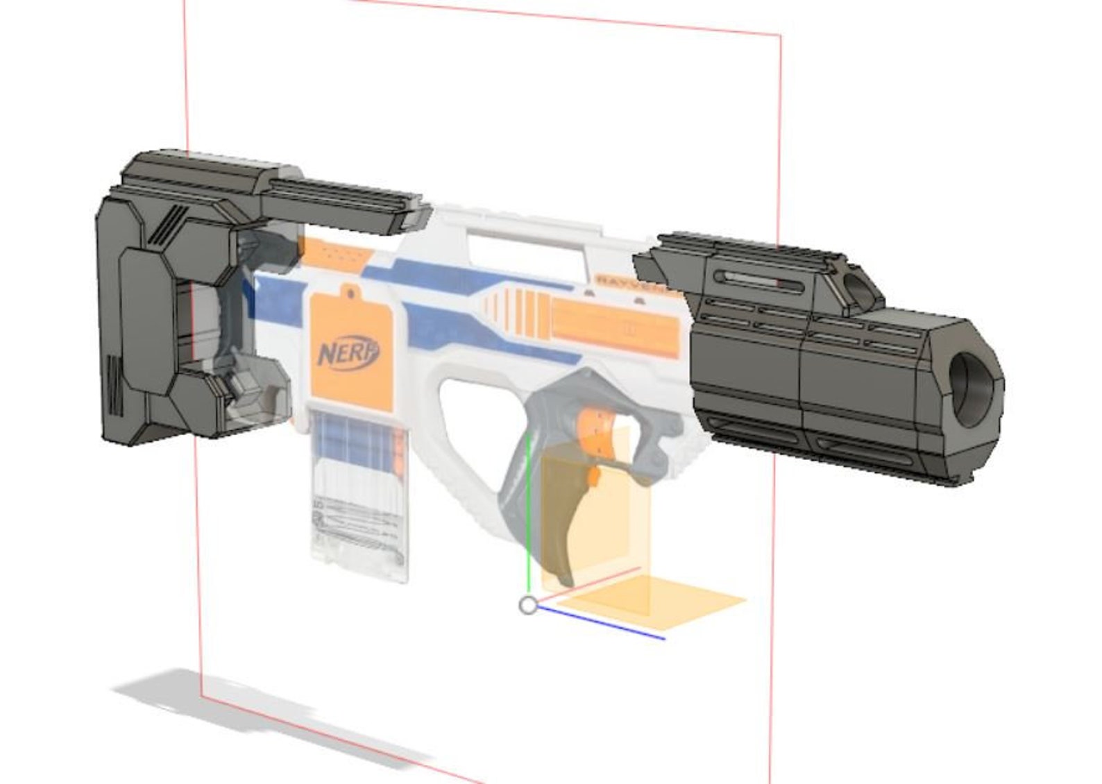 Nerf Rayven / Rayvenfire "laser Shark " Body Kit - DIGITAL FILE - Etsy