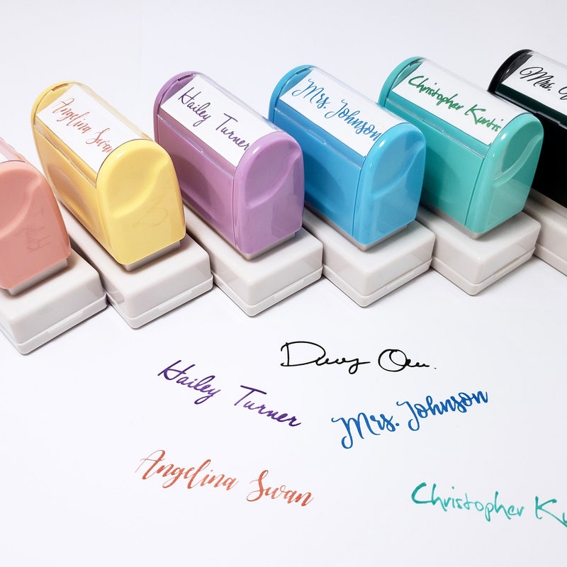 Signature Stamps for Signing Name - Etsy