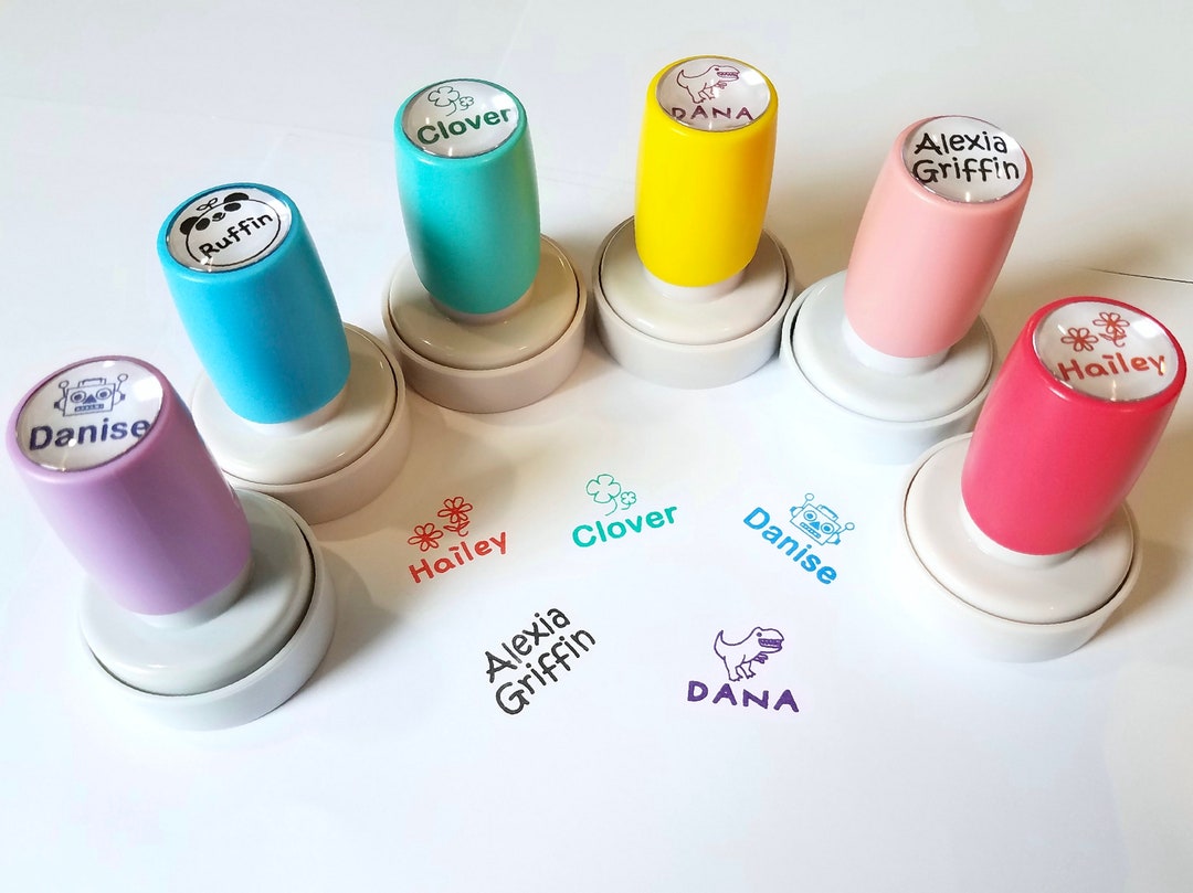 Personalized Self Inking Stamp: Custom Logo, Name, or Teacher Stamp - Etsy