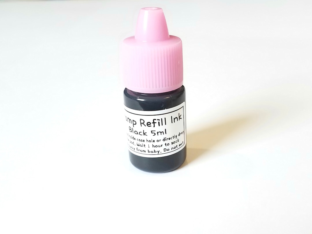 Ink Refill- 5ml. Oil Based Ink for Self Inking Stamps. - Etsy