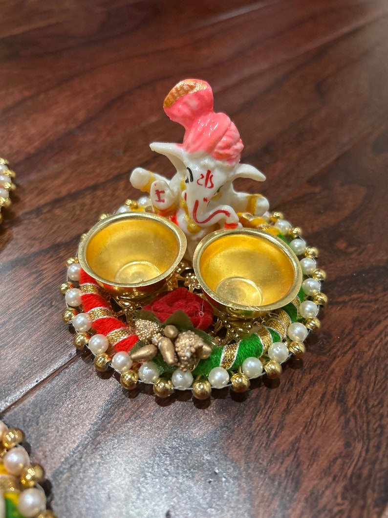 Lord Ganesh Chandan Roli Kumkum Chawal Holder Return Gifts -wedding Rakshabandhan US Seller!! - Etsy