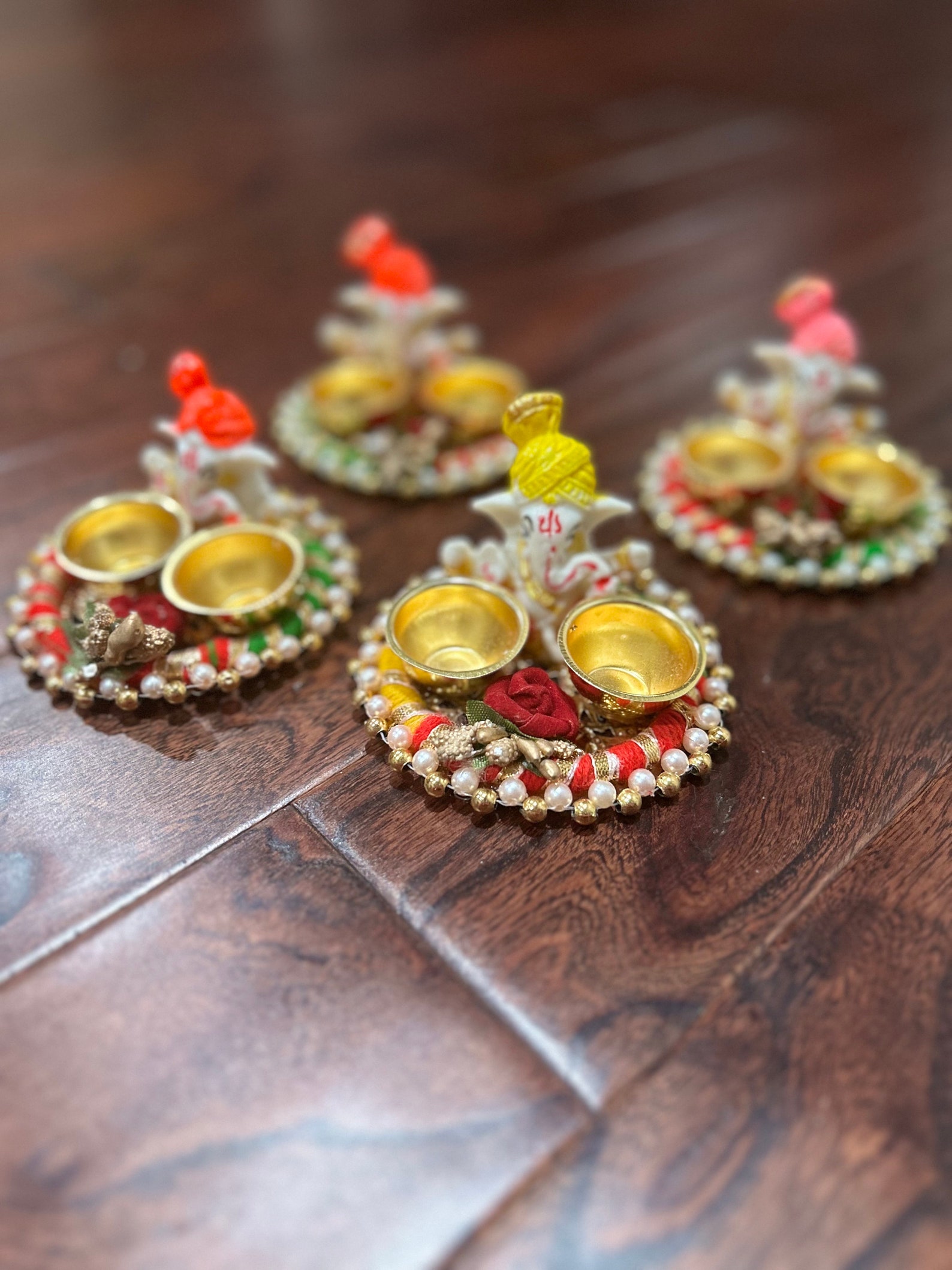 Lord Ganesh Chandan Roli Kumkum Chawal Holder Return Gifts -wedding US Seller!! - Etsy