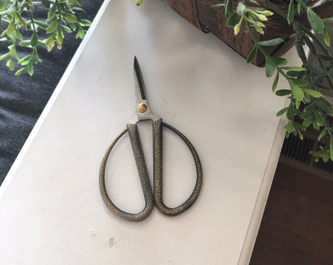 Vintage Style Notion Scissor With Textured Handles - Etsy