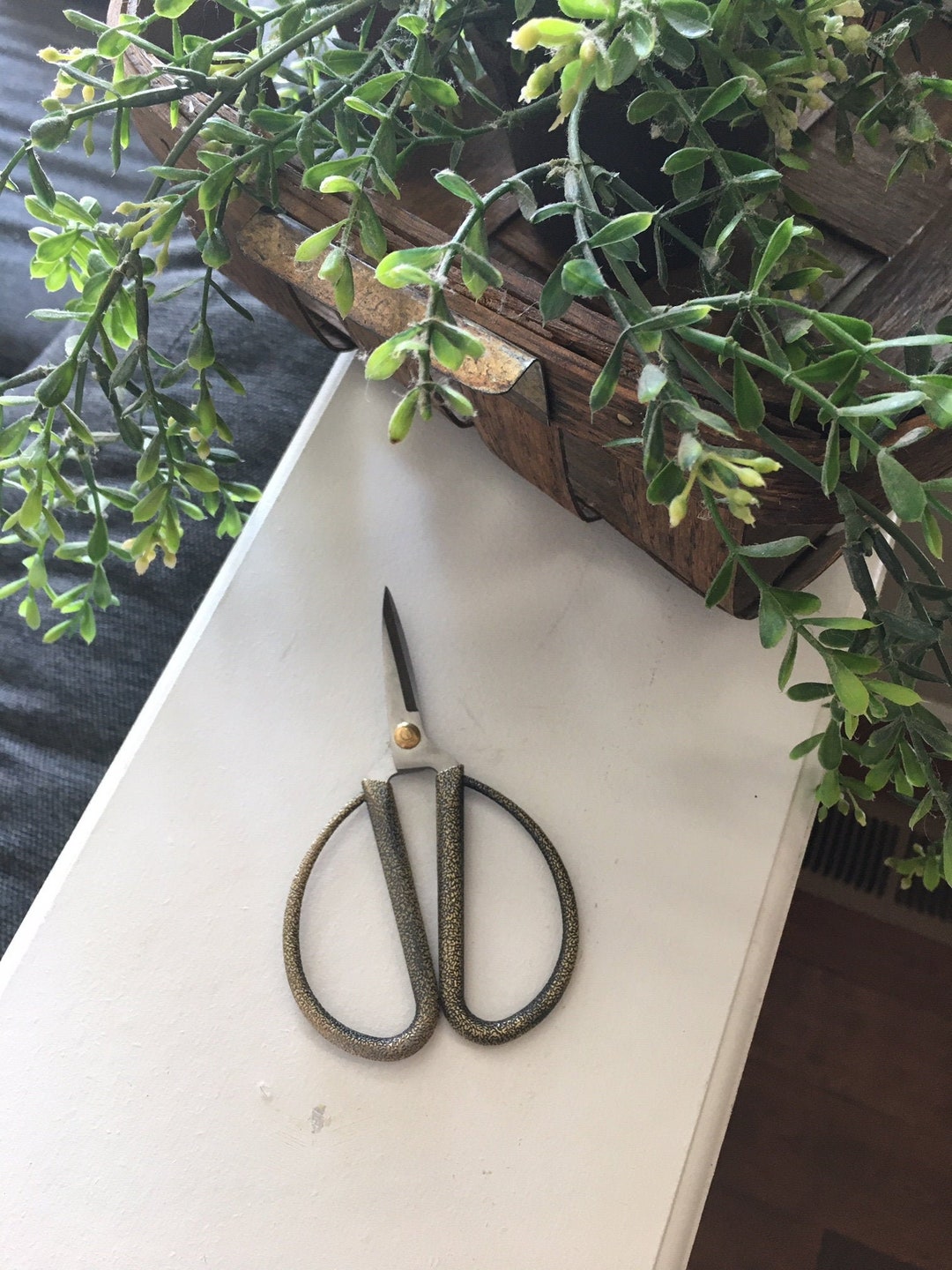 Vintage Style Notion Scissor With Textured Handles - Etsy