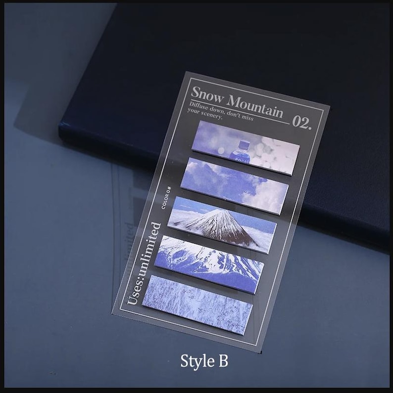 Florescence 100pcs Stationary Flowers Snow Mountains Clouds Sunset ...