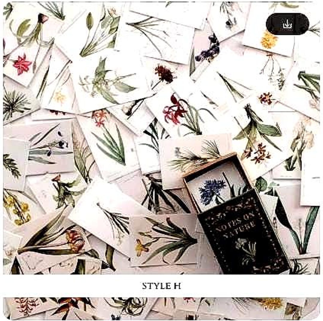 Notes on Nature 100 Pieces/pages Retro Vintage Story Kraft Paper ...