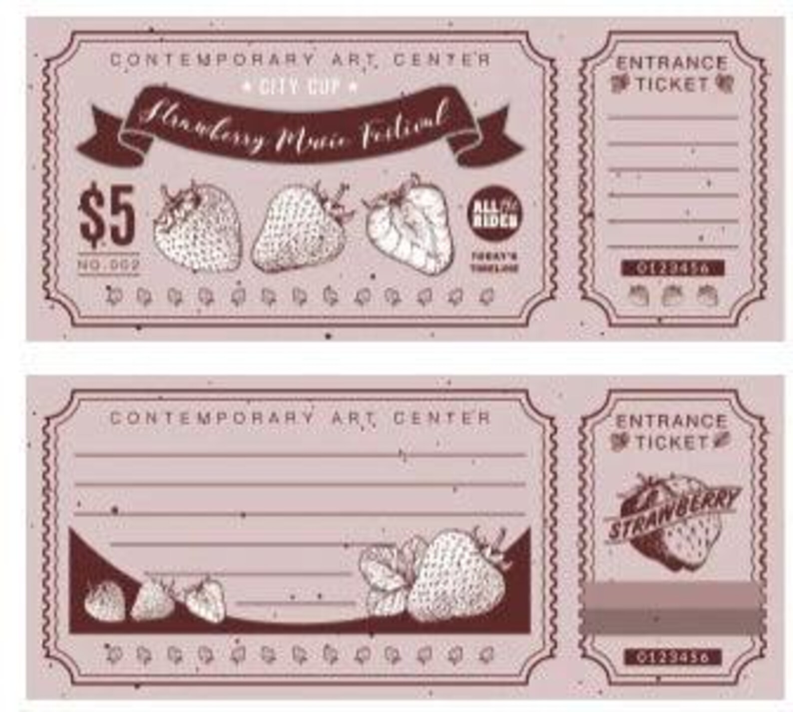 50 Pcs Piano Tuner Ticket Coupon Pad Party Gift Notes Old Admission ...
