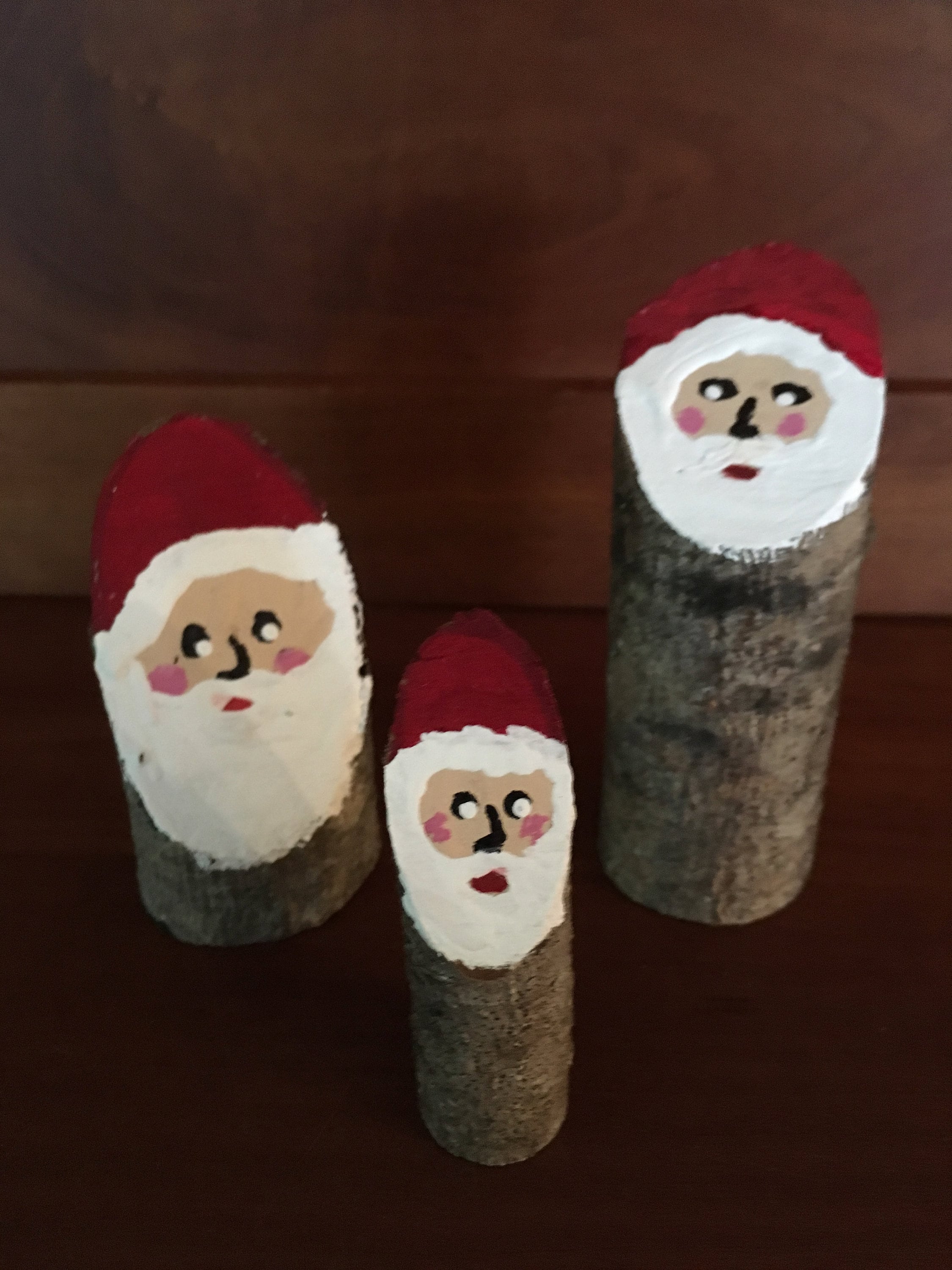 Handmade Wood Santa - Etsy